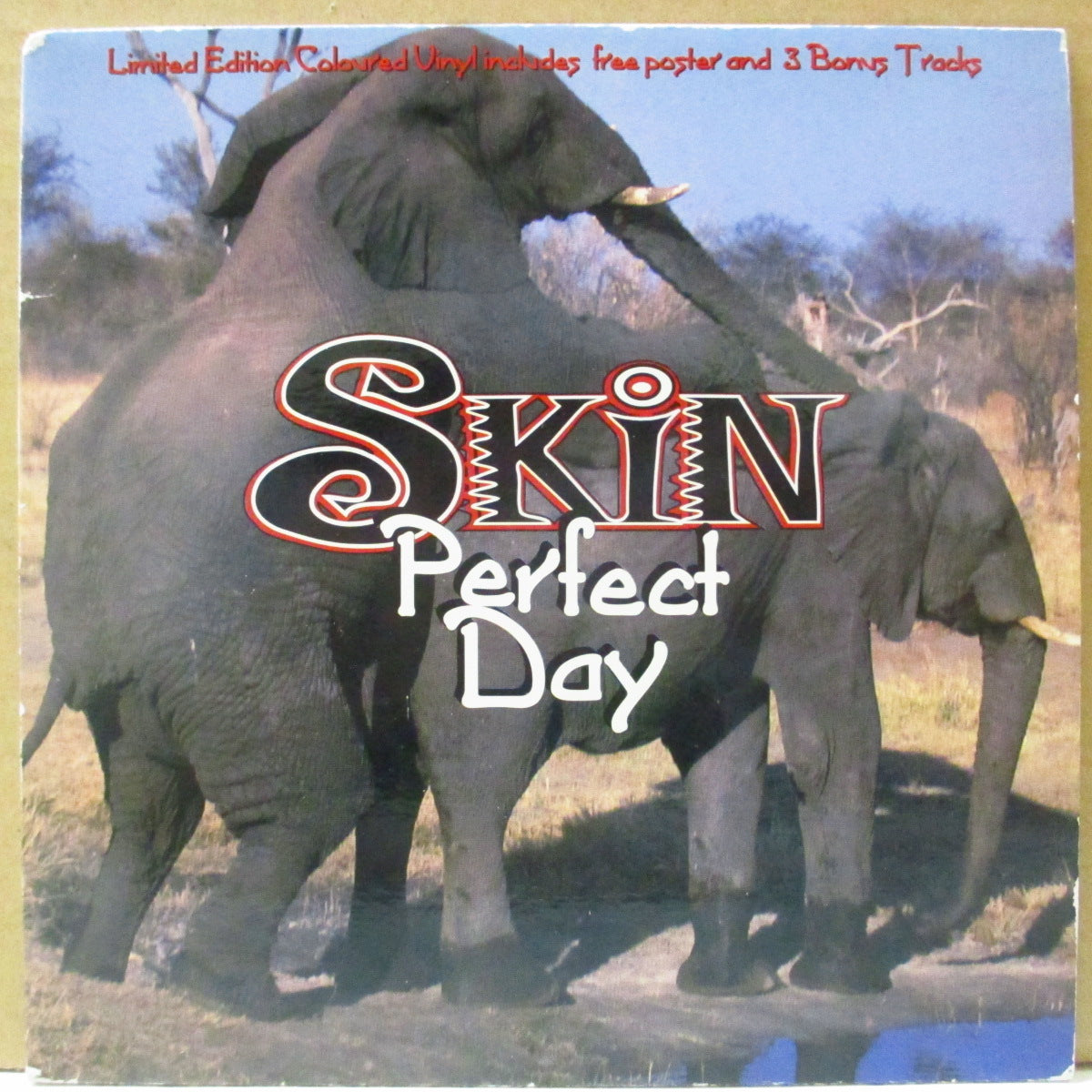 SKIN (スキン) - Perfect Day +3 (UK Limited Red Vinyl 7"+Poster)
