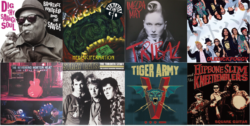 12/13（月）再入荷 : 旧作リコメン再発盤&近年作 NEO ROCKABILLY / PSYCHOBILLY LP/12" x 27 点