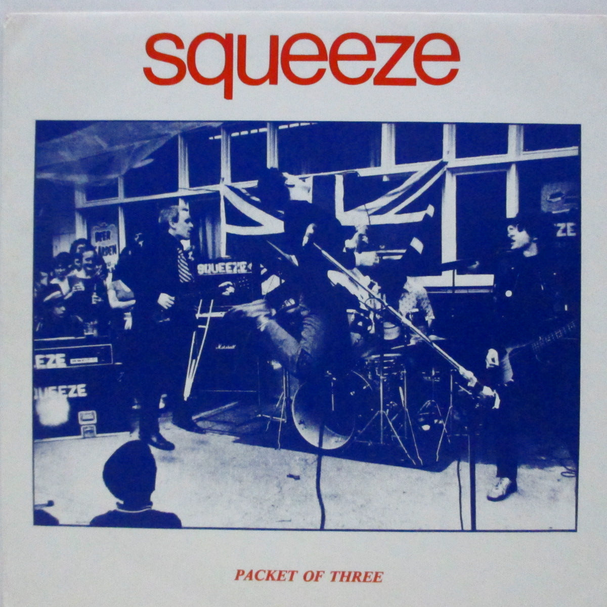 SQUEEZE (スクイーズ) - Packet Of Three (UK '79 再発 7"+ライブ写真「品番入り光沢」PS)