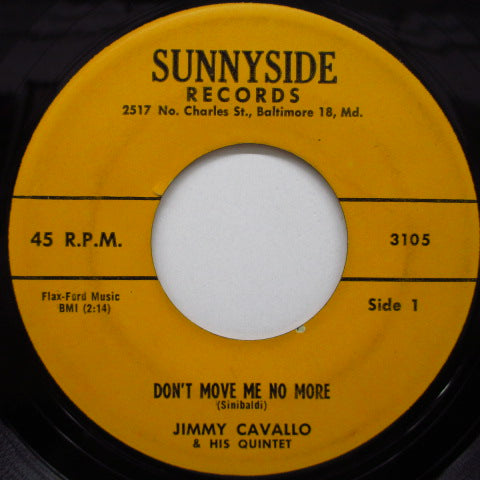 JIMMY CAVELLO & HOUSE ROCKERS - Don't Move Me No More (Orig)